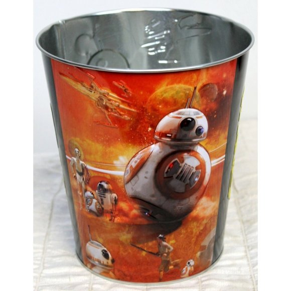 Star Wars | Dining | Htf 25 Star Wars The Force Awakens Metal Popcorn ...